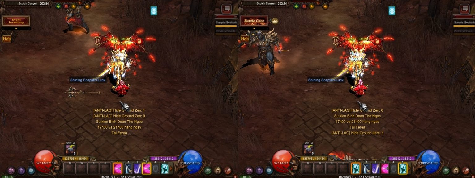 Hệ thống Anti-Lag giảm hiệu ứng đồ họa Mu | LifeMU - Mu Online Season ...