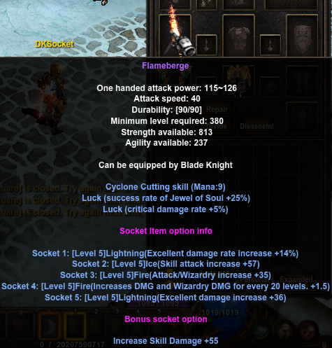 Thông tin về hệ thống socket, các loại seed sphere và bonus socket tại ...